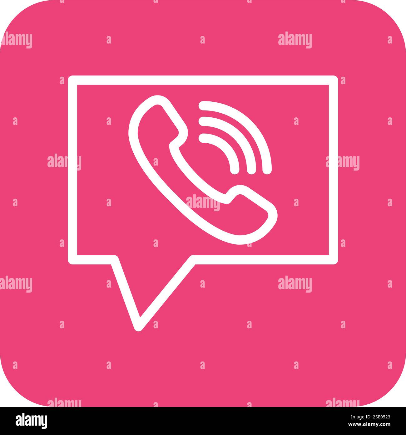 Flat illustration contact us Cut Out Stock Images & Pictures - Alamy