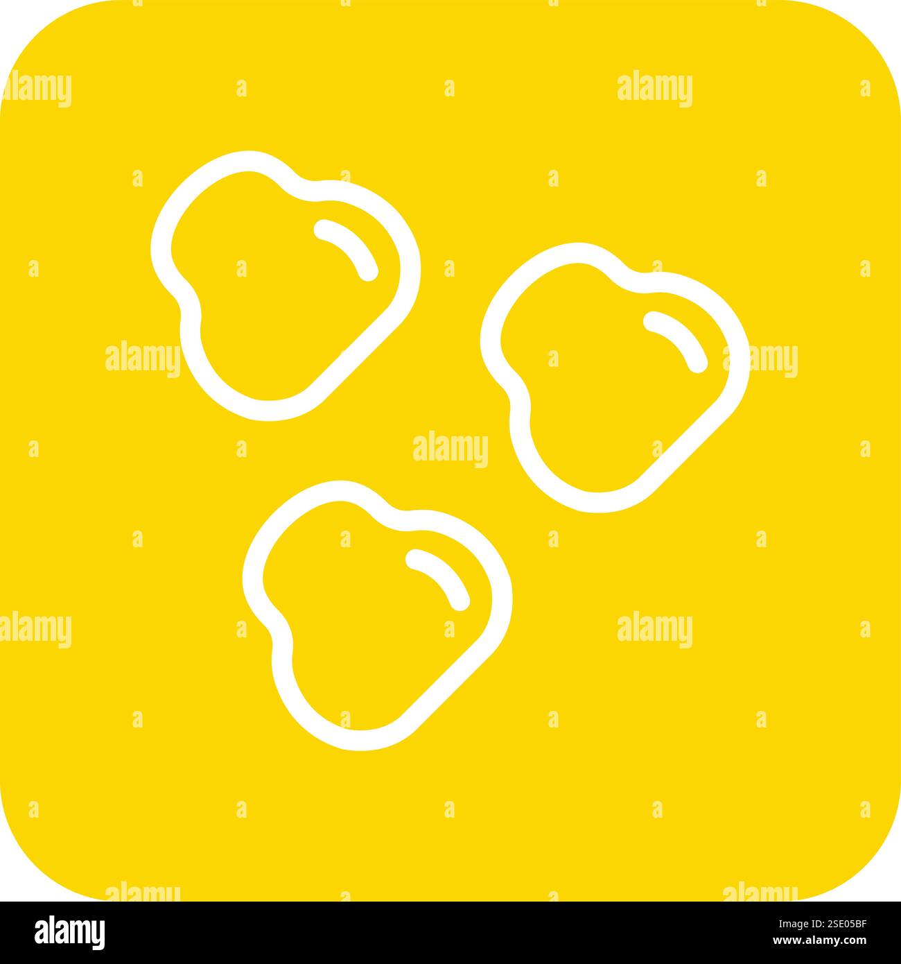 Puffs Vector Icon Design Illustration Stock Vector Image & Art - Alamy