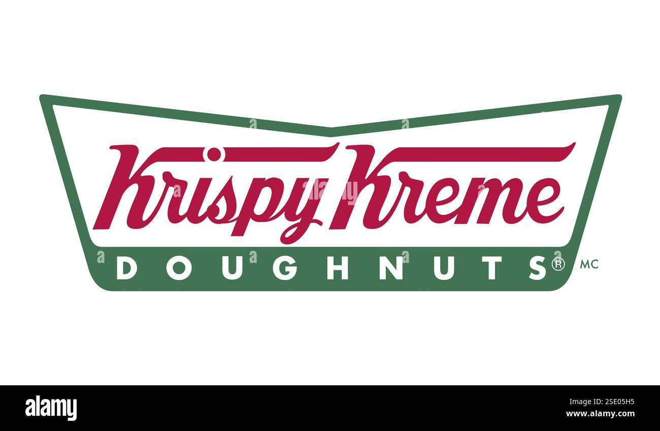 Krispy Kreme Logo 1991, Food, Old Logo from 1991 Stock Photo - Alamy