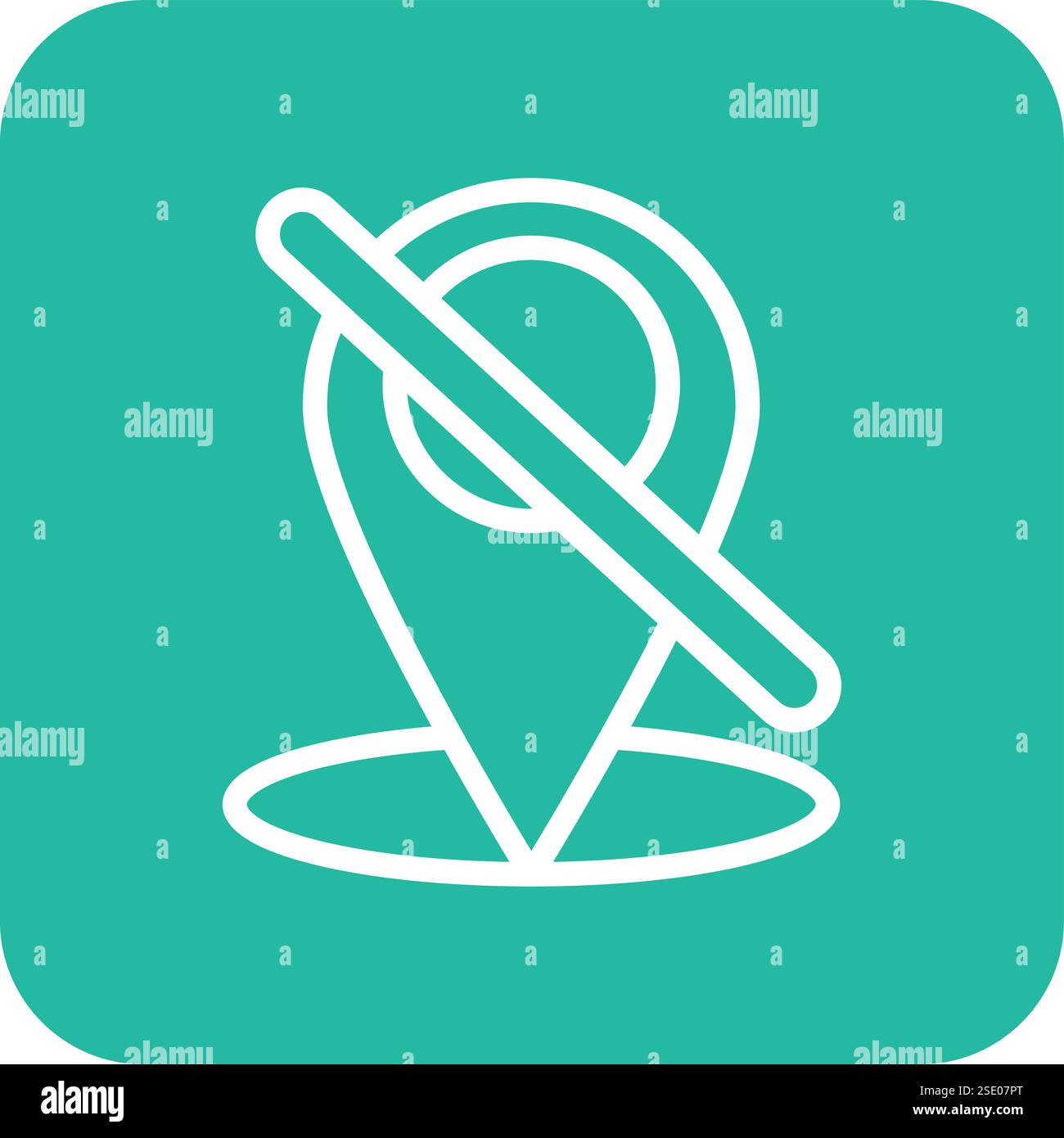 Location off Vector Icon Design Illustration Stock Vector Image & Art ...