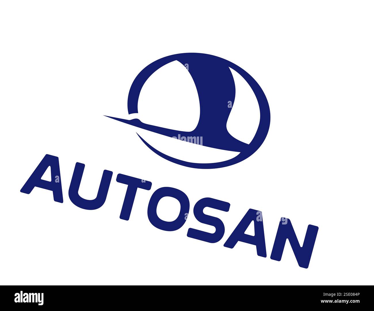 Rotated to right, logo Autosan, Logo Stock Photo - Alamy