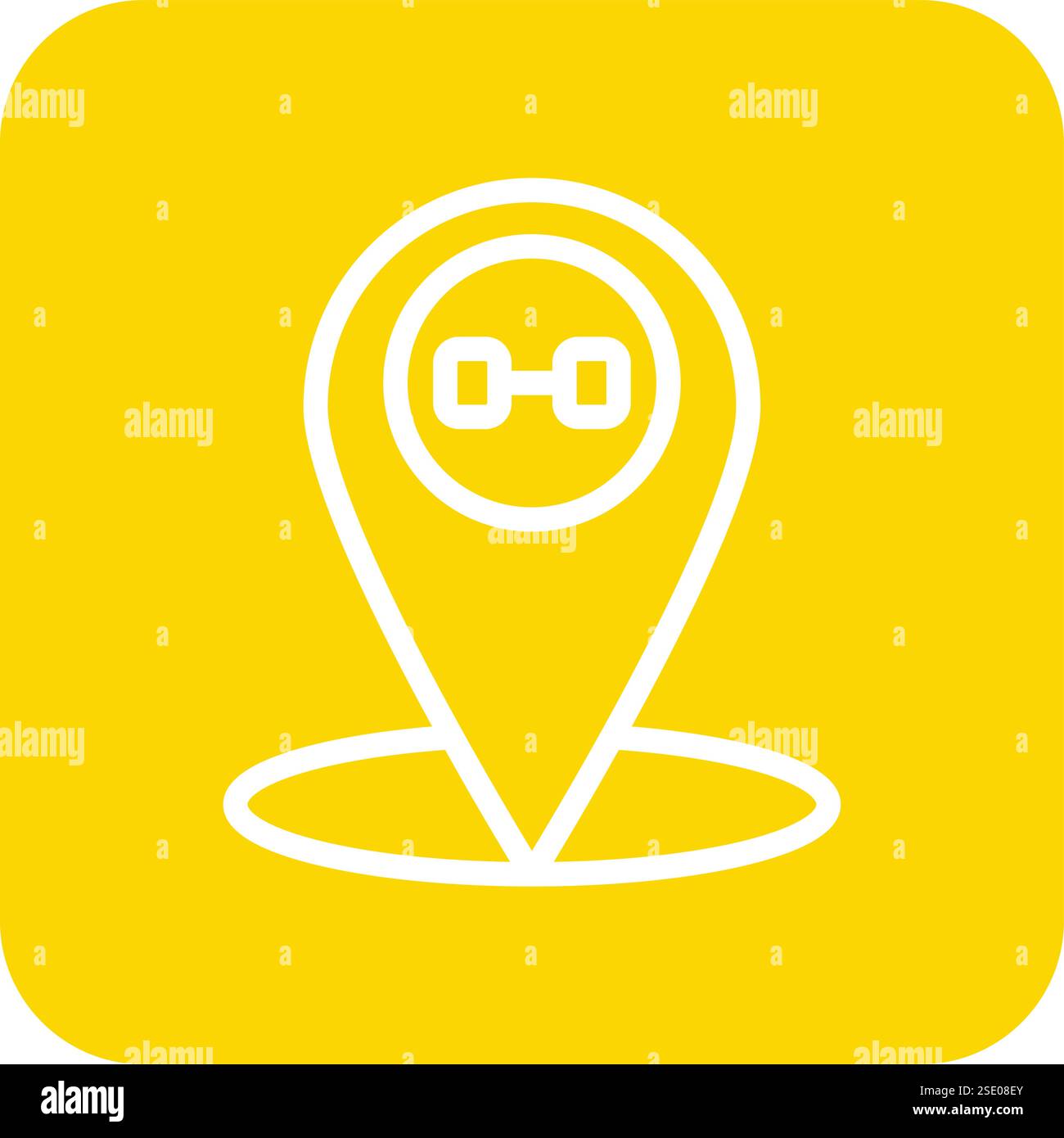 Gym location Vector Icon Design Illustration Stock Vector Image & Art ...