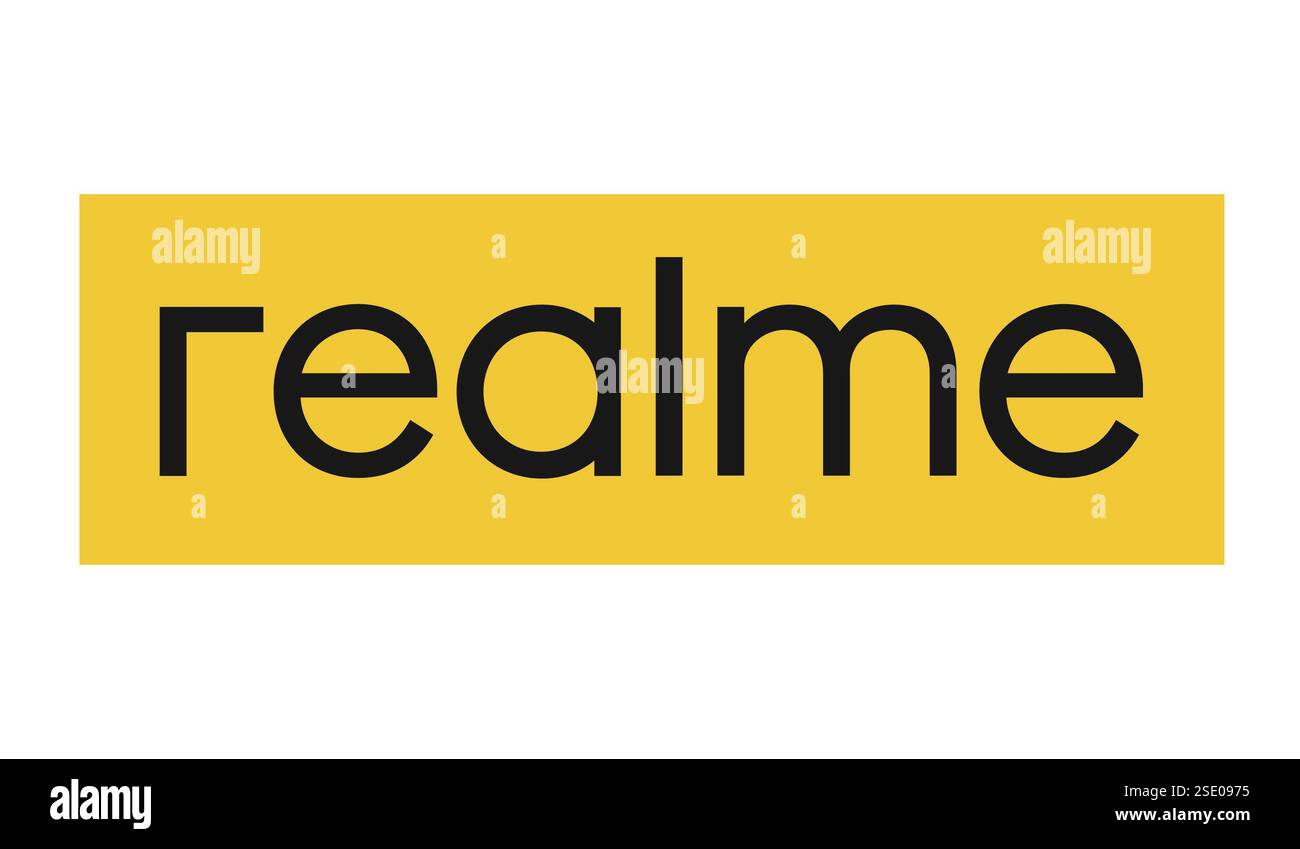 Realme Logo, Logo Stock Photo - Alamy