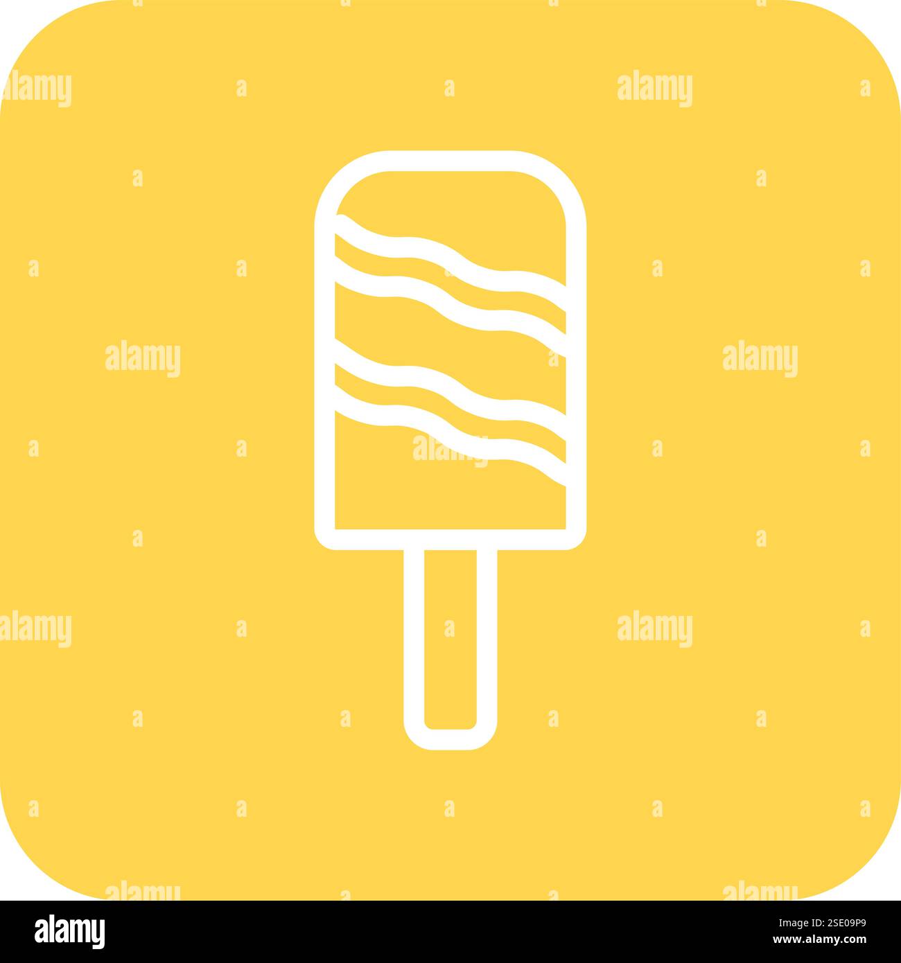 Ice lolly Vector Icon Design Illustration Stock Vector Image & Art - Alamy