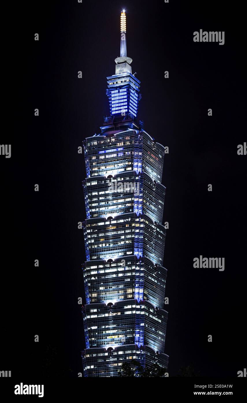101 Tower skyscraper, Taipei, Taiwan, Asia Stock Photo - Alamy