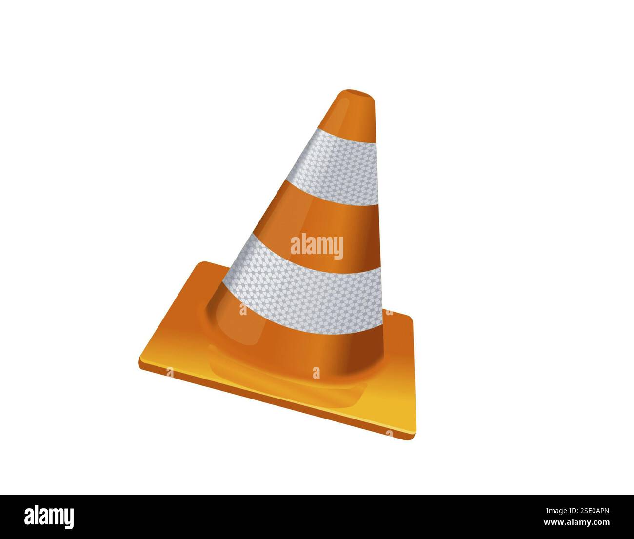 Turned to the right, VLC Logo, Software, Logo Stock Photo - Alamy