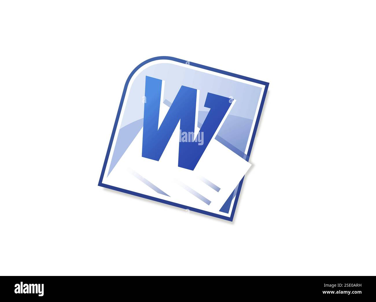 Rotated to right, Microsoft Word Logo 2010, Software, Historic Logo ...
