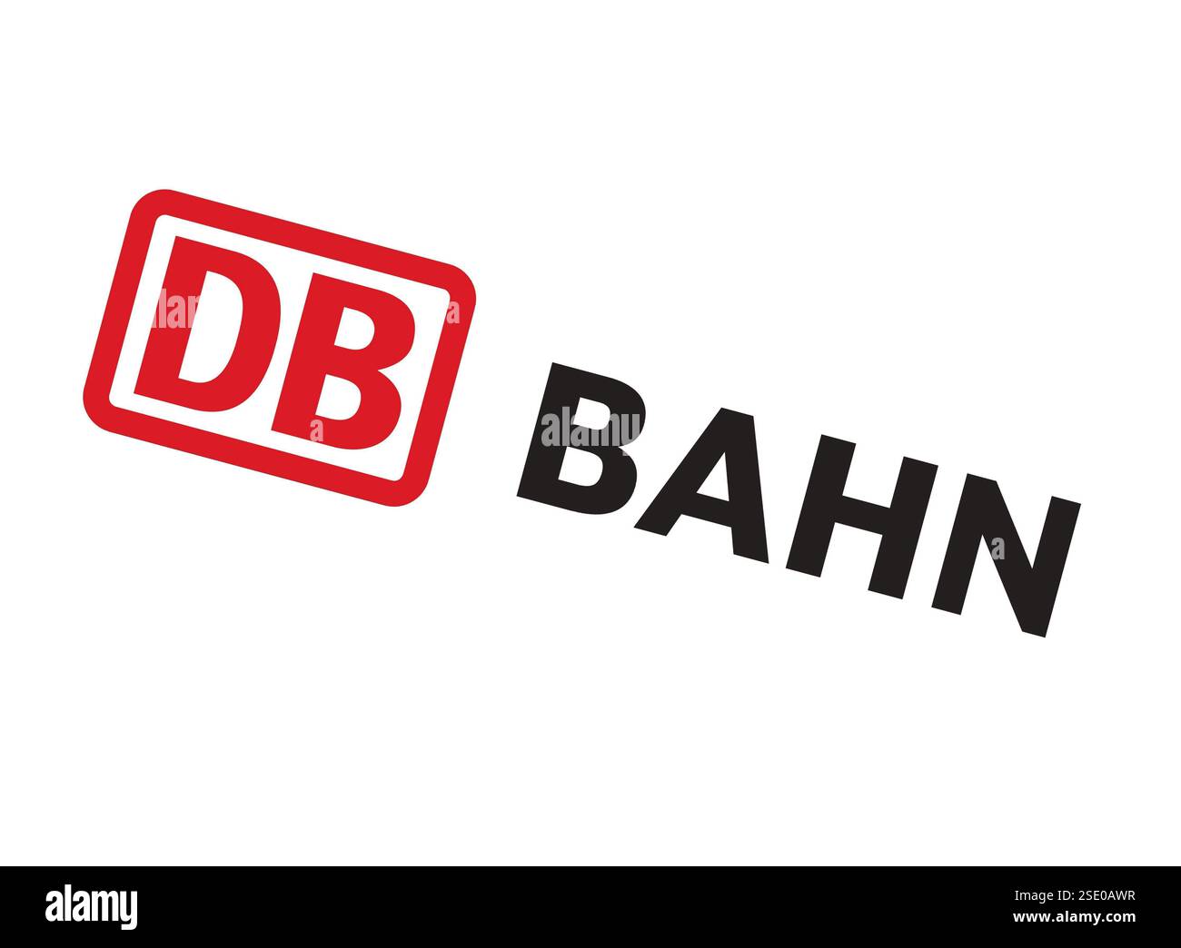 Rotated to right, Deutsche Bahn Group Logo, Logo Stock Photo - Alamy