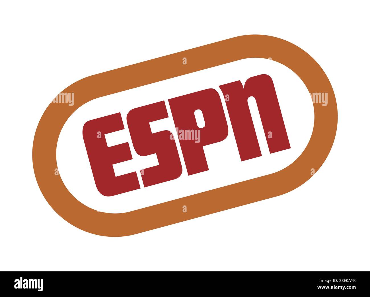 Rotated to left, ESPN Logo 1979, Media & TV, Old Logo from 1979 Stock Photo - Alamy