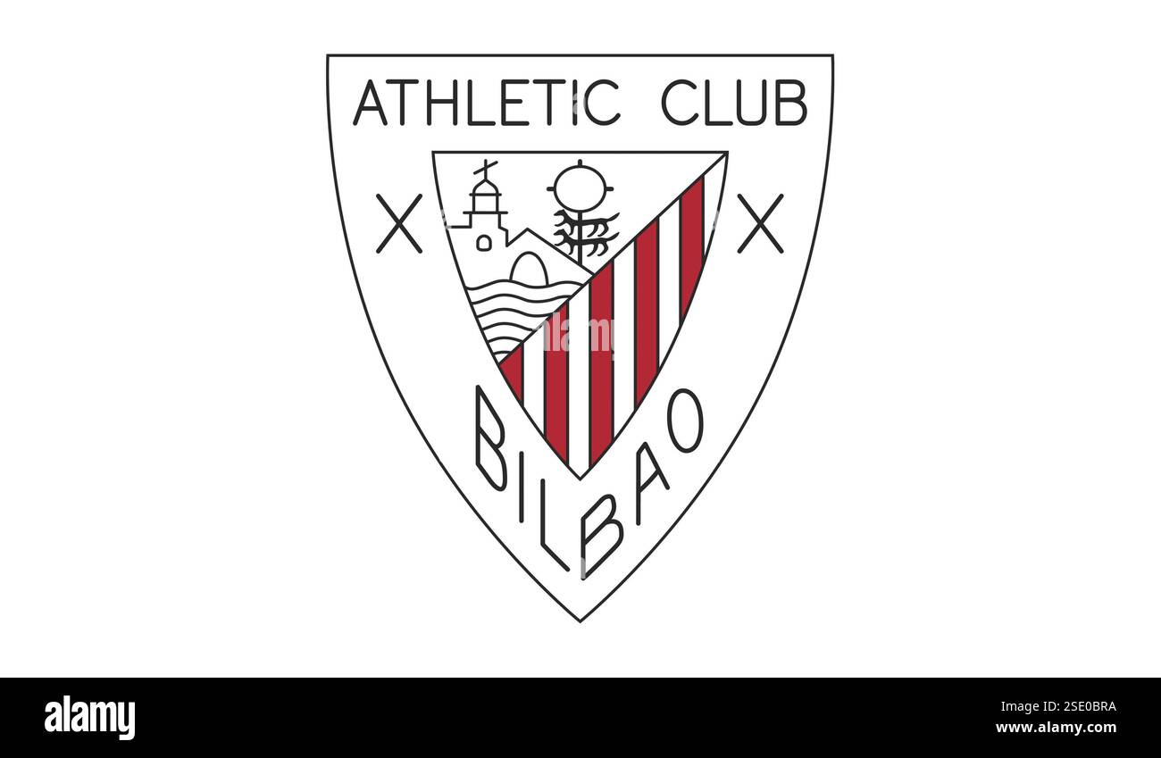 Athletic Bilbao Logo 1970, Soccer, Old Logo from 1970 Stock Photo - Alamy