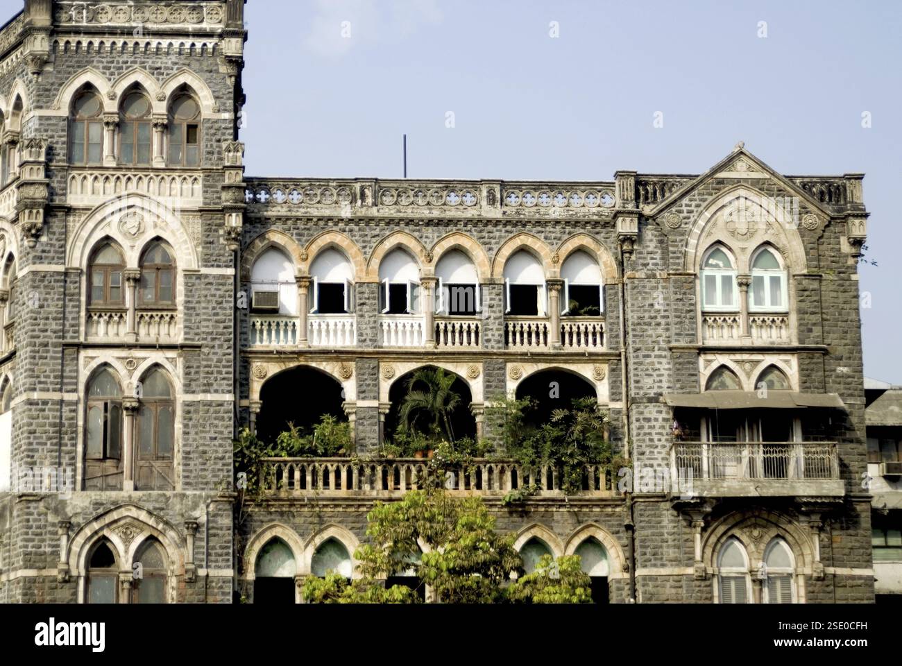 Old building in Museum square, Bombay Mumbai, Maharashtra, India, Asia ...