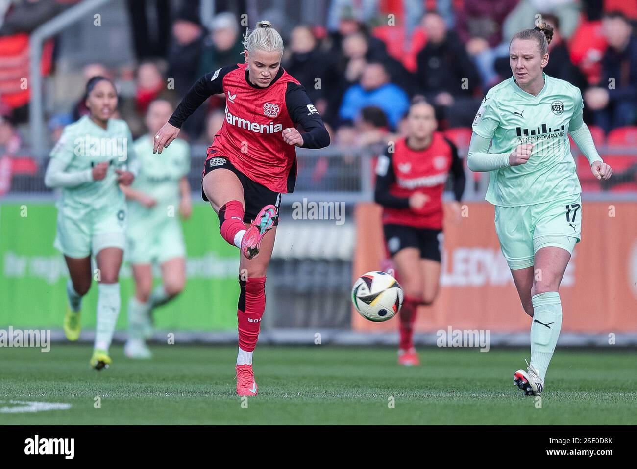 Fussball Google Pixel Frauen-Bundesliga 14. Spieltag Bayer 04 ...