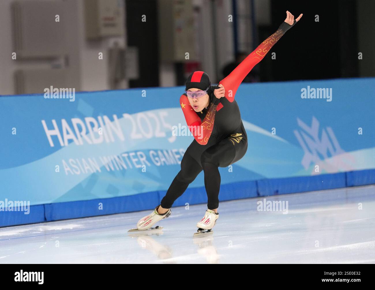 Harbin, China's Heilongjiang Province. 8th Feb, 2025. Liu Hanbin of ...