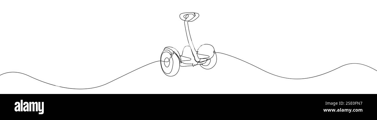 Balance bike icon line continuous drawing vector. One line balancing ...