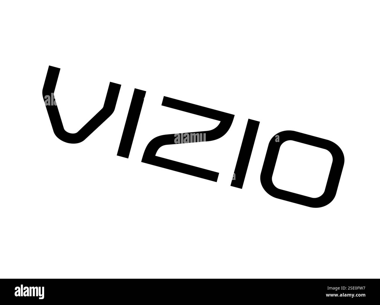 Turned to the right, VIZIO logo, technology, logo Stock Photo - Alamy
