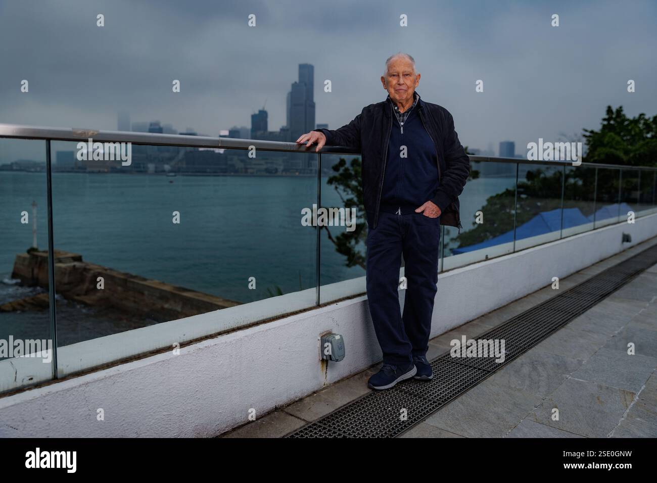 Hong Kong, China. 30th Jan, 2024. A portrait of Neil Pryde, the ...