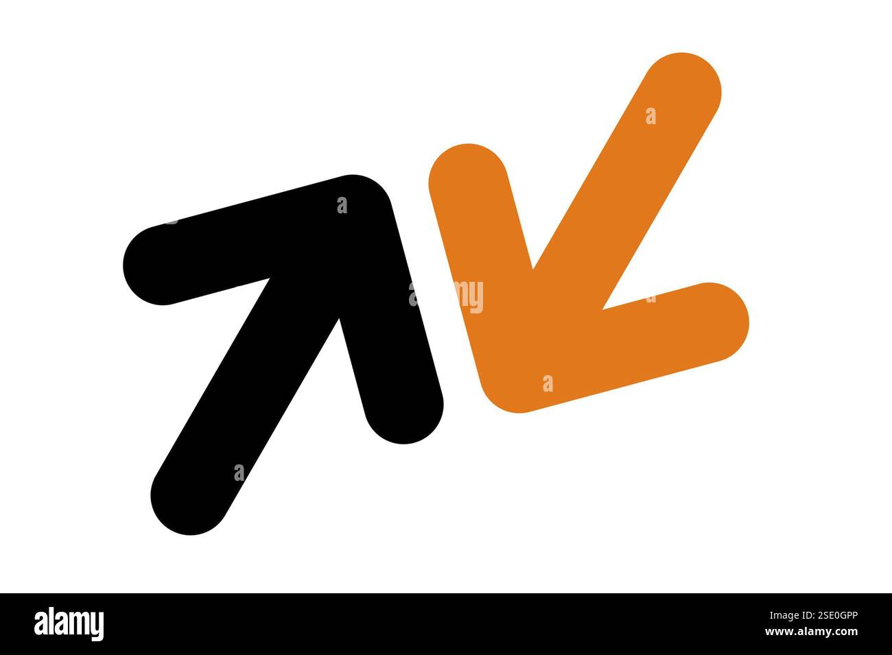 Rotated to left, Orange Money emblem, Finance, Logo Stock Photo - Alamy