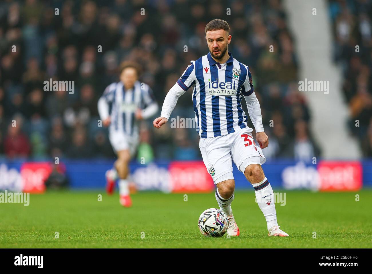 #32, Adam Armstrong of WBA in attacking action during the Sky Bet ...