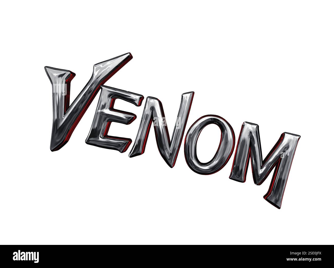 Turned to the right, Venom Logo, Logo Stock Photo - Alamy