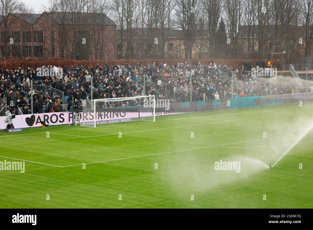 Aarhus, Denmark. 08th Feb, 2025. Superliga traeningkampen mellem AGF og ...