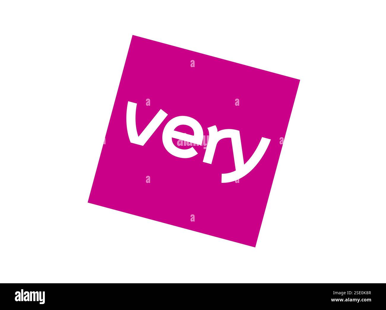 Turned to the right, Very logo, E commerce, Logo Stock Photo - Alamy