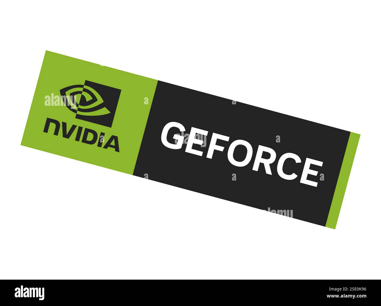 Rotated to right, GeForce Logo, Technology, Logo Stock Photo - Alamy