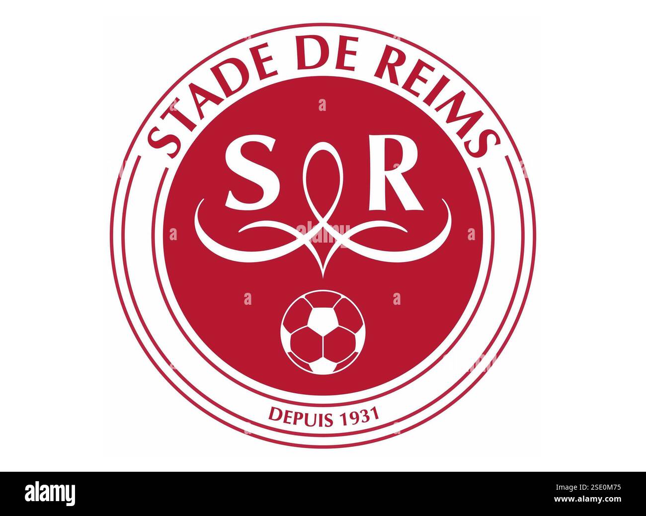 Stade de Reims Logo 1999, Soccer, Old Logo from 1999 Stock Photo - Alamy