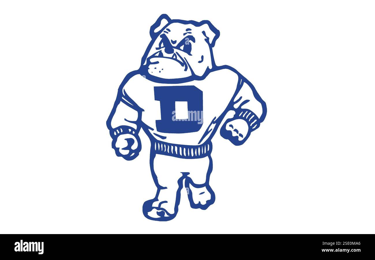 Drake Bulldogs Logo 1956, American colleges ncaa, Old Logo from 1956 ...