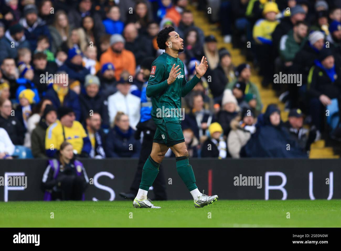 Leeds, UK. 8th Feb, 2025. Femi Azeez of Millwall celebrates scoring his ...
