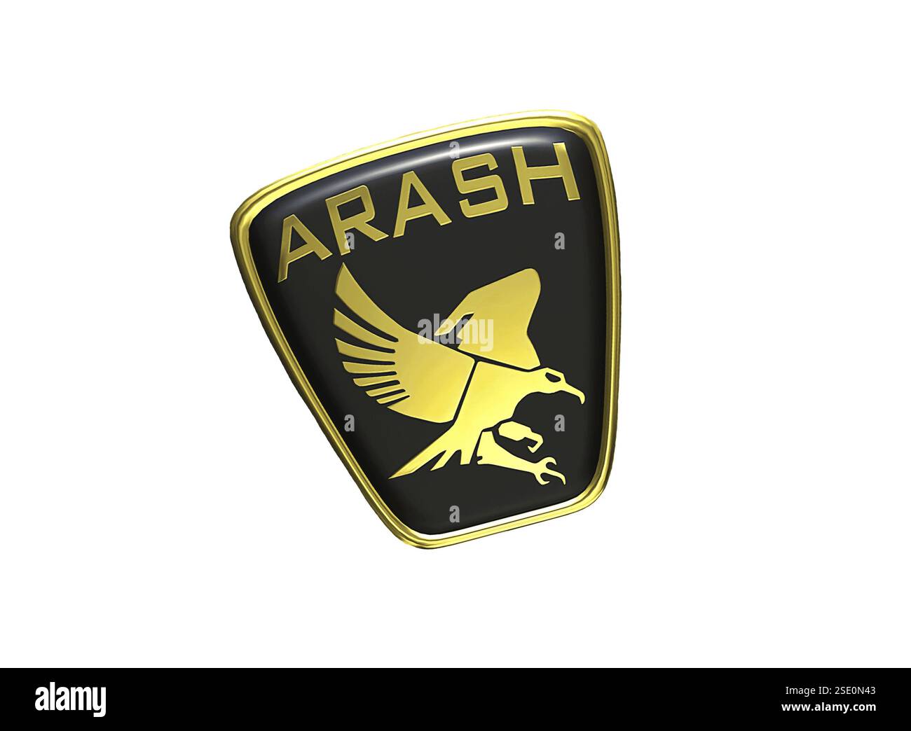 Rotated to left, Arash Logo, Car, Logo Stock Photo - Alamy
