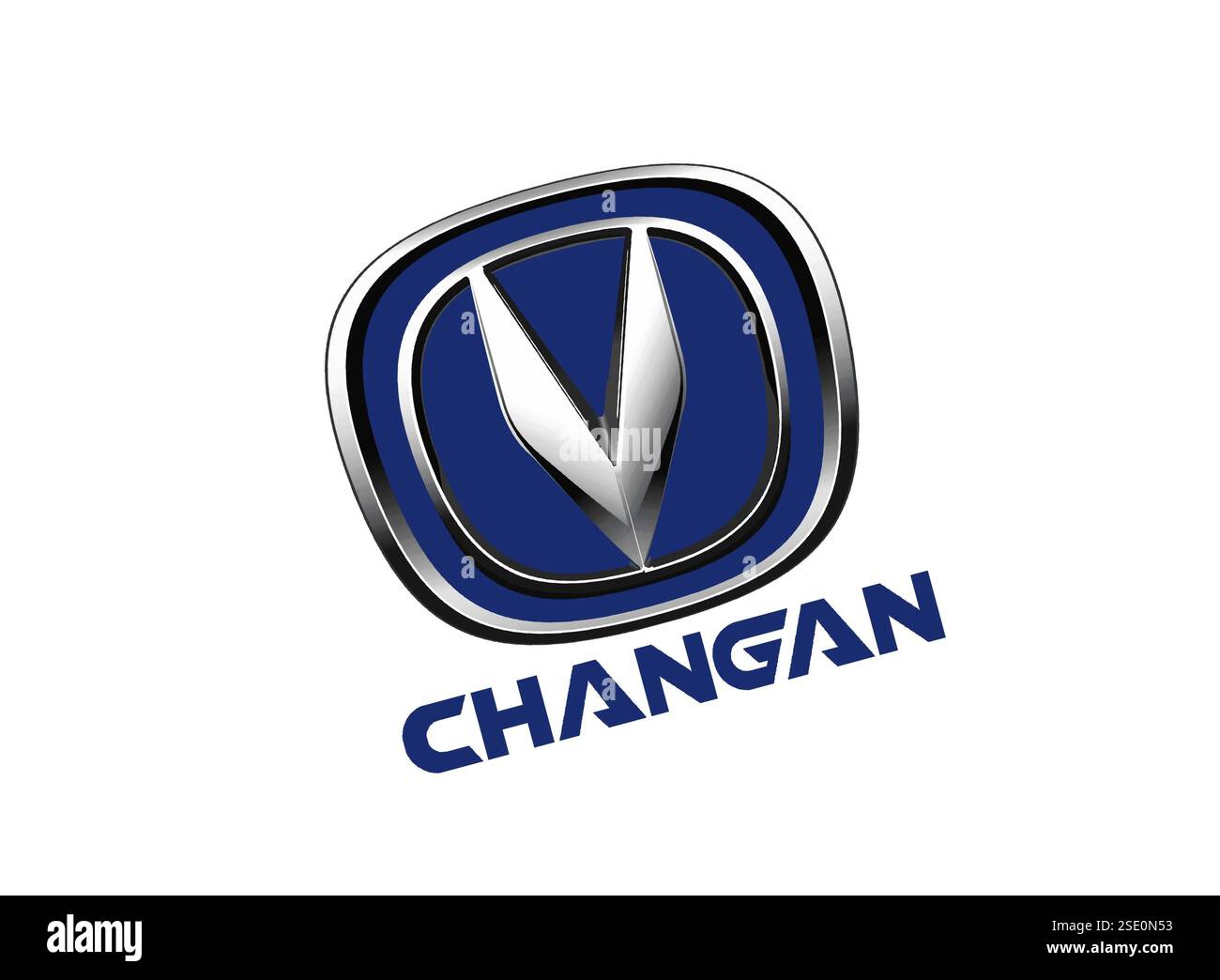 Rotated to left, Changan Symbol, Car, Logo Stock Photo - Alamy