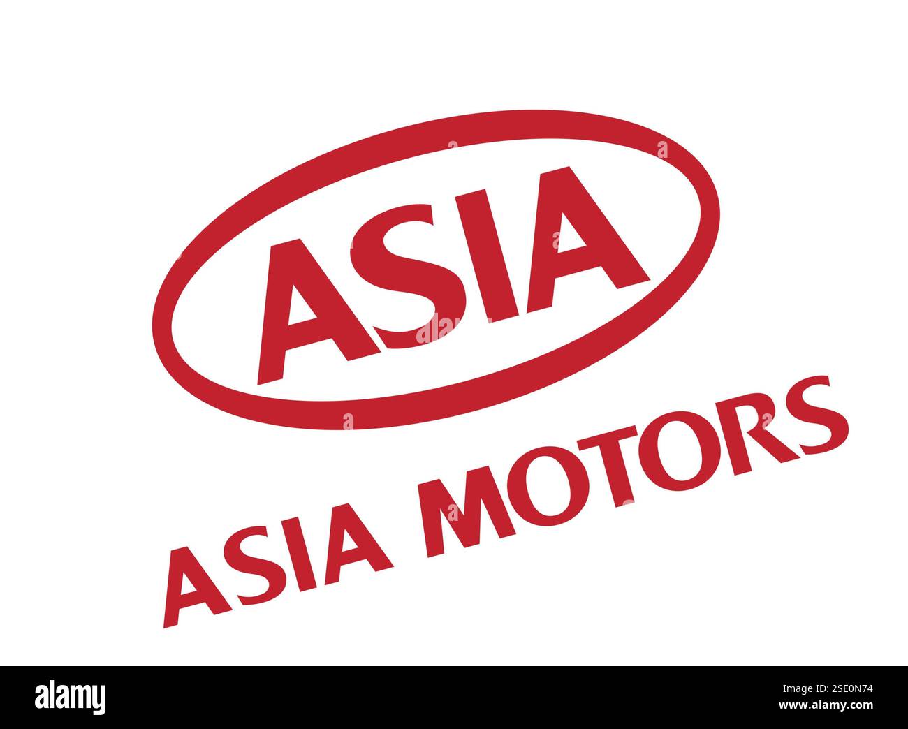 Rotated to left, Asia Motors Logo, Car, Logo Stock Photo - Alamy