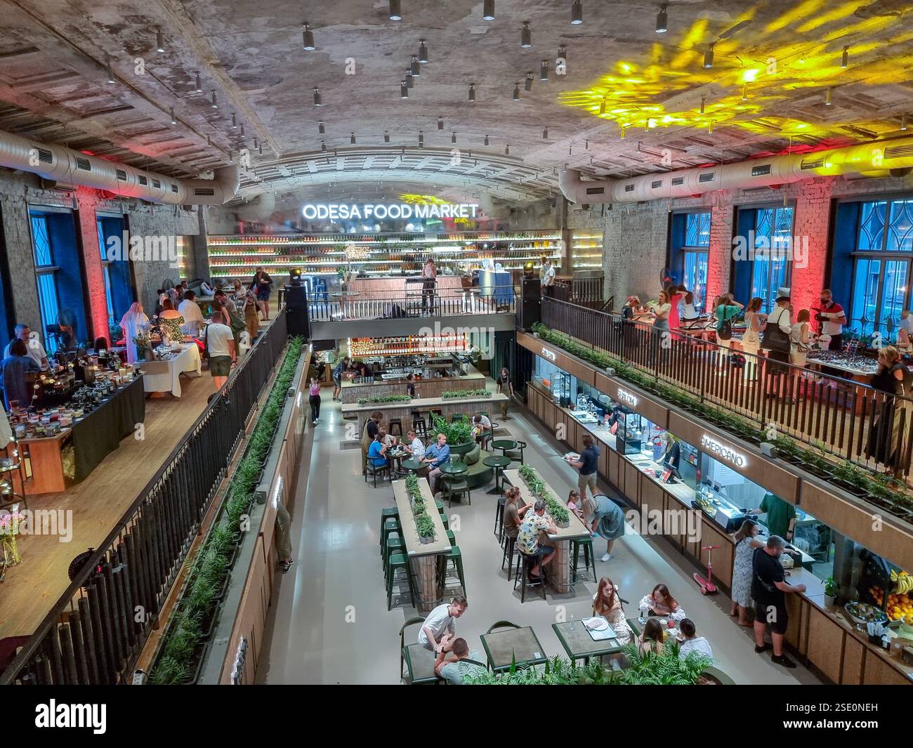 Overview of the Odesa Food Market in 2021; a gastromarket, now (2025) temporarily closed and ...