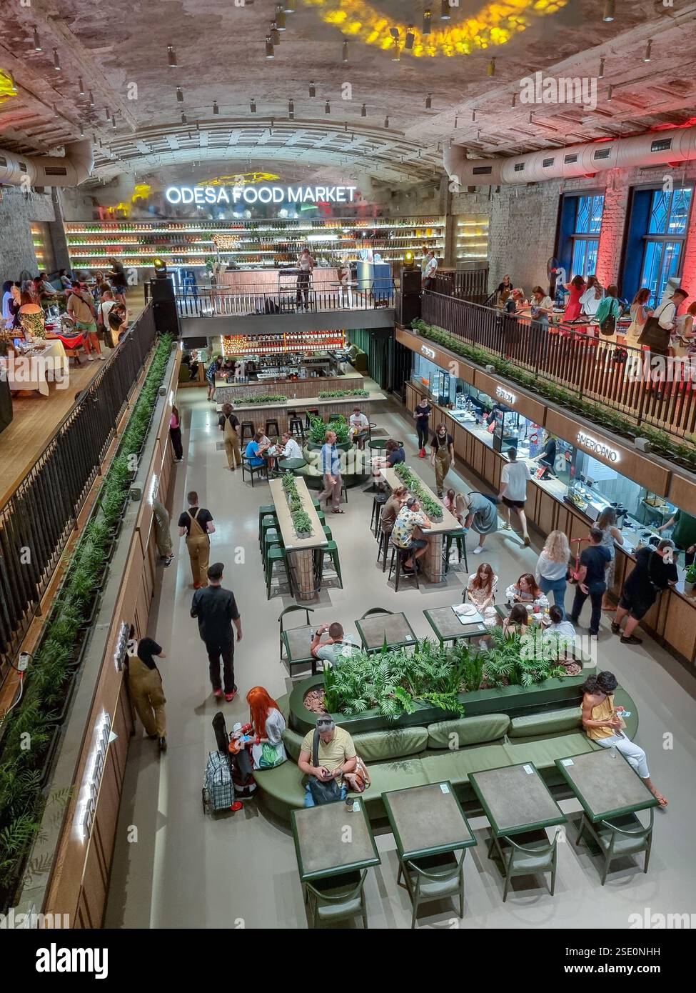Overview of the Odesa Food Market in 2021; a gastromarket, now (2025) temporarily closed and ...