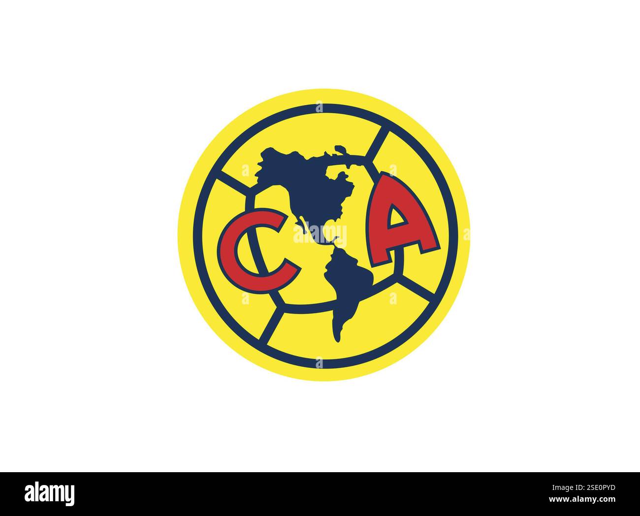 Rotated to left, Club America Logo, Soccer, Logo Stock Photo - Alamy