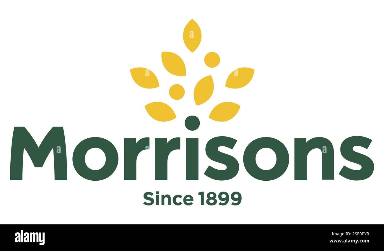 Morrisons Logo 2015, Old Logo from 2015 Stock Photo - Alamy