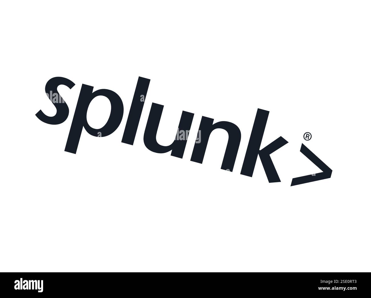 Rotated to right, Splunk Logo, Software, Logo Stock Photo - Alamy