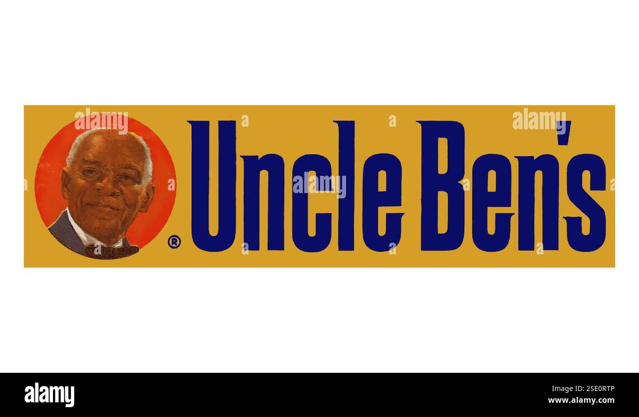 Uncle Ben's logo 1963, Food, Historical logo from 1963 Stock Photo - Alamy