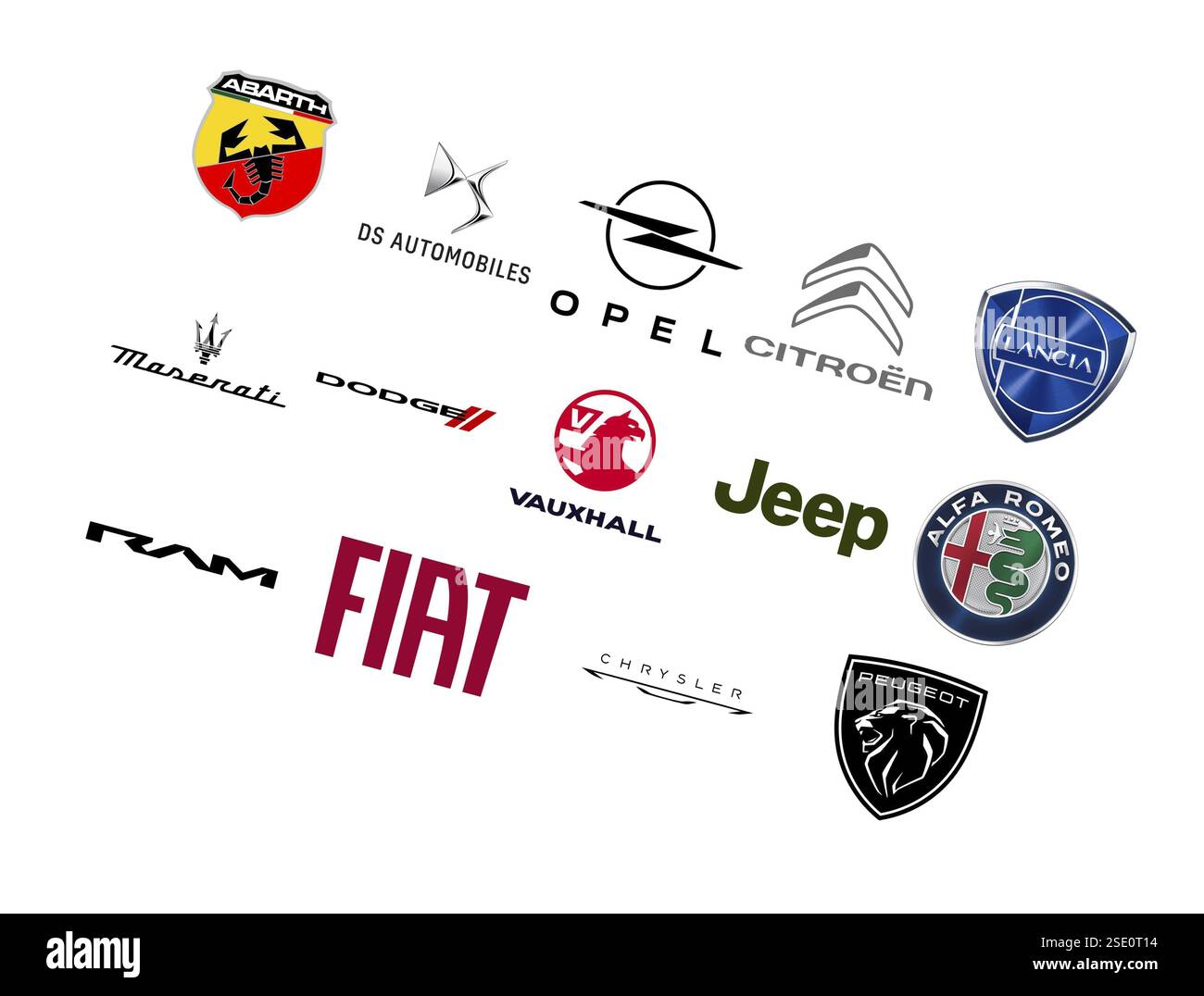 Rotated to right, Stellantis Group, Logo Stock Photo - Alamy