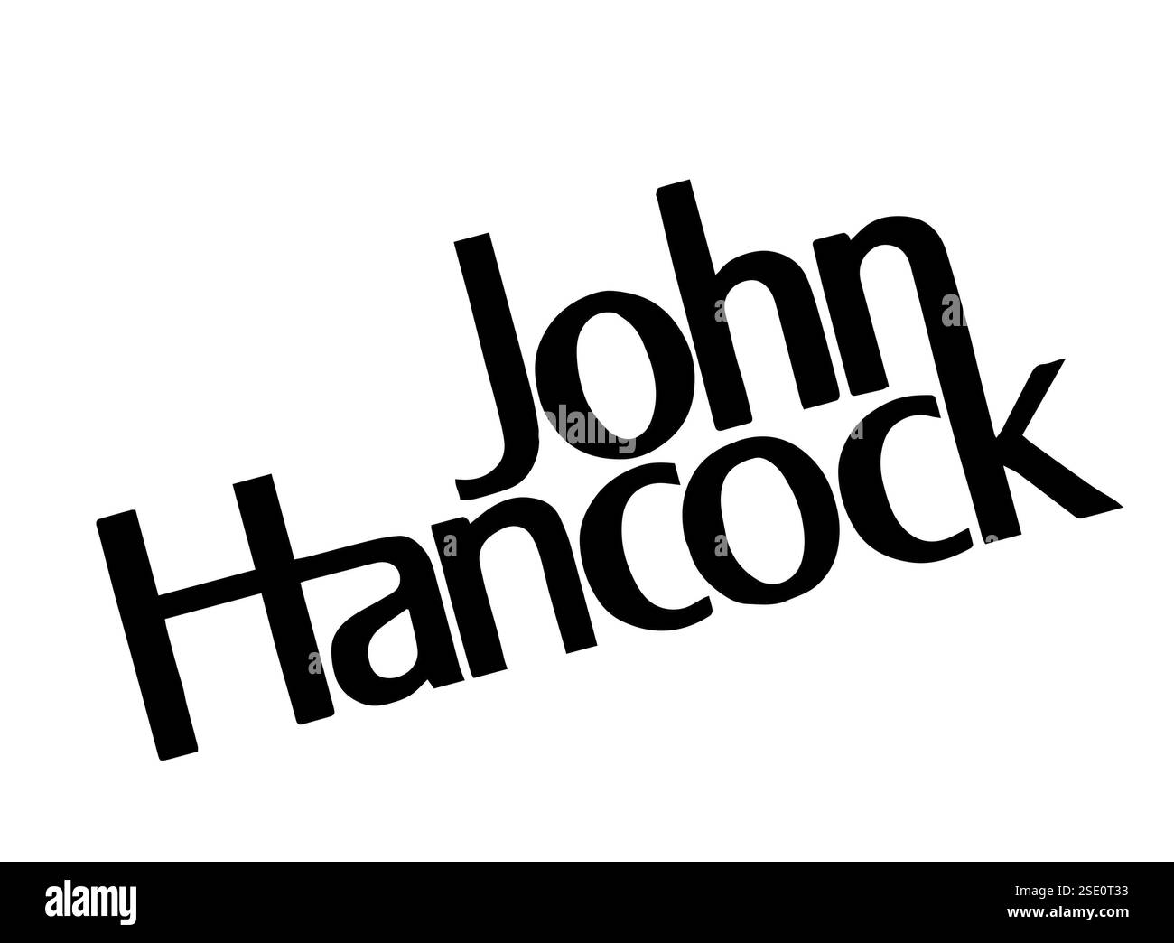 Rotated to left, John Hancock Logo 1969, Finance, Old Logo from 1969 ...