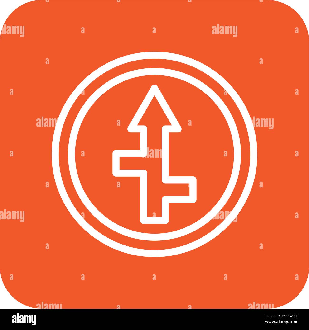 Crossways Vector Icon Design Illustration Stock Vector Image & Art - Alamy