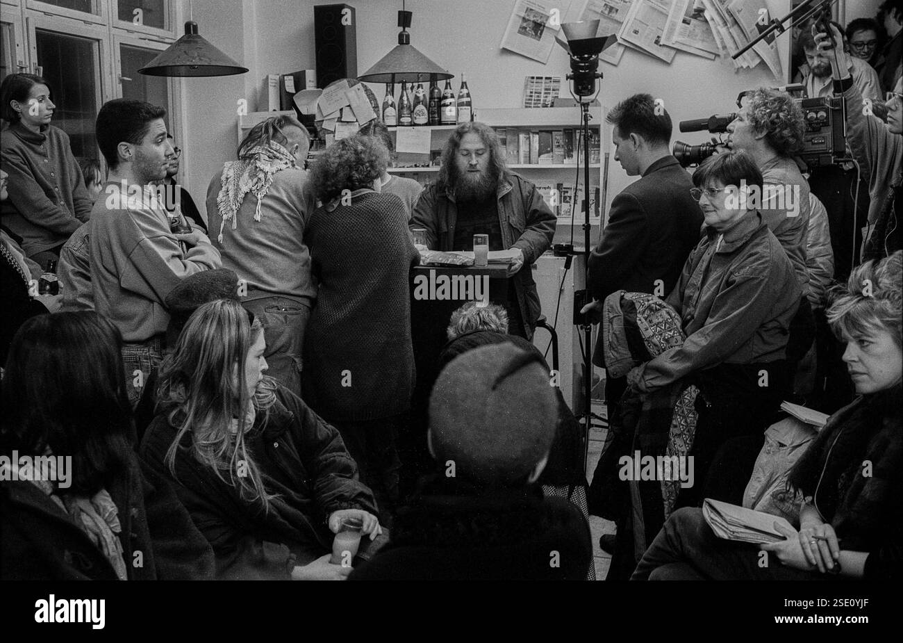 Germany, Berlin, 28 January 1992, Opening of the Matthias Domaschk ...