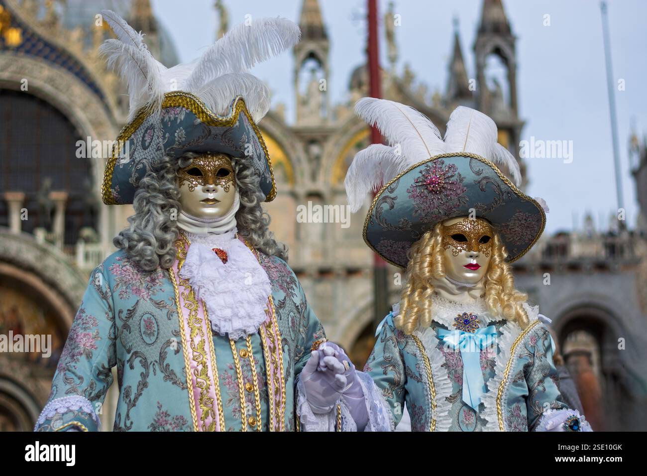 costumes and masks for the Venice Carnival Stock Photo - Alamy