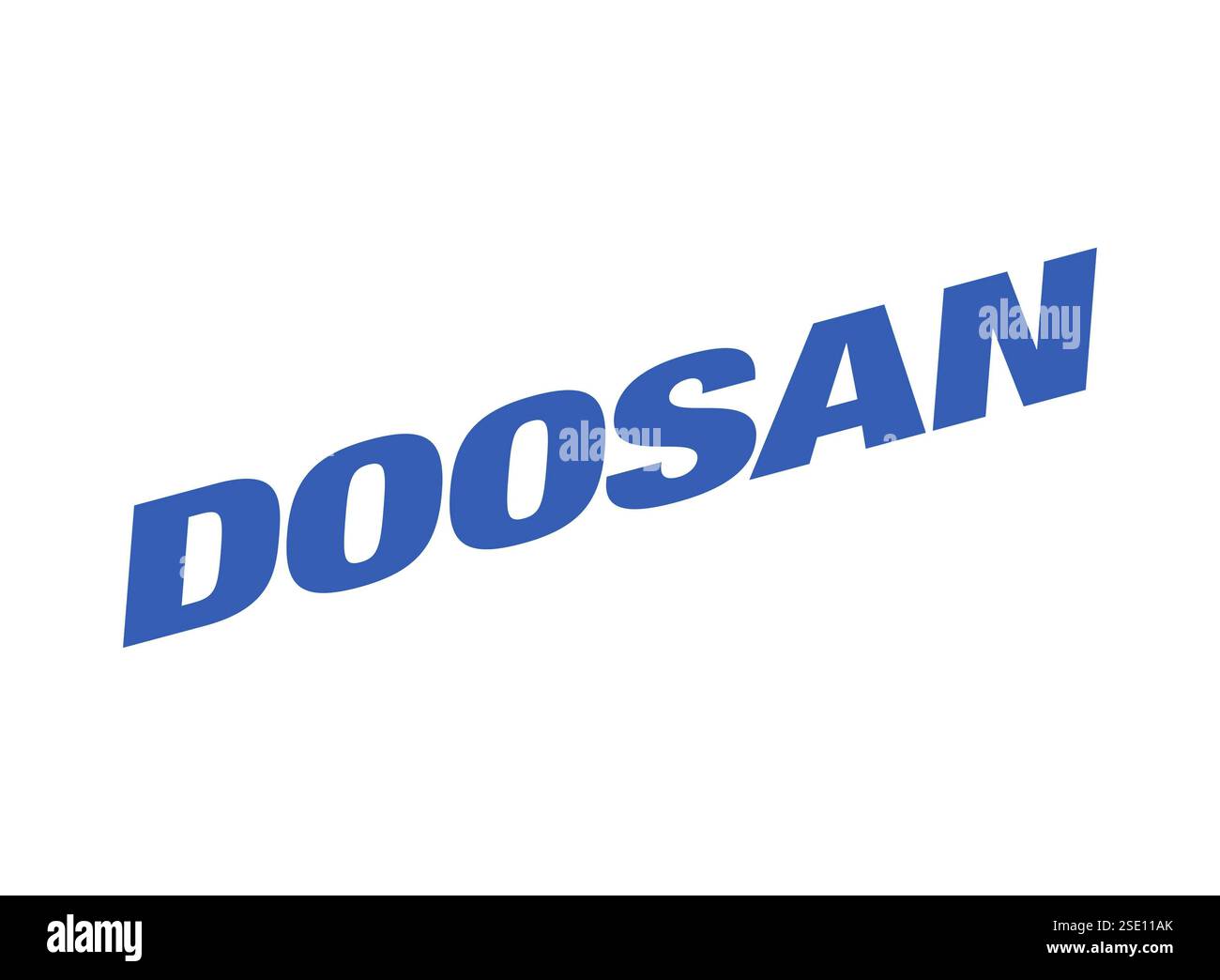 Rotated to left, Doosan Logo 2022, Old Logo from 2022 Stock Photo - Alamy
