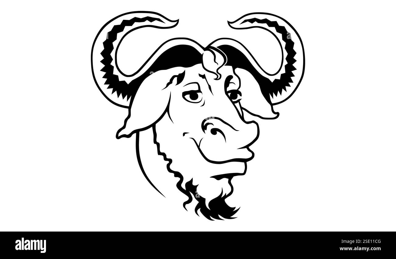 One gnu Cut Out Stock Images & Pictures - Alamy