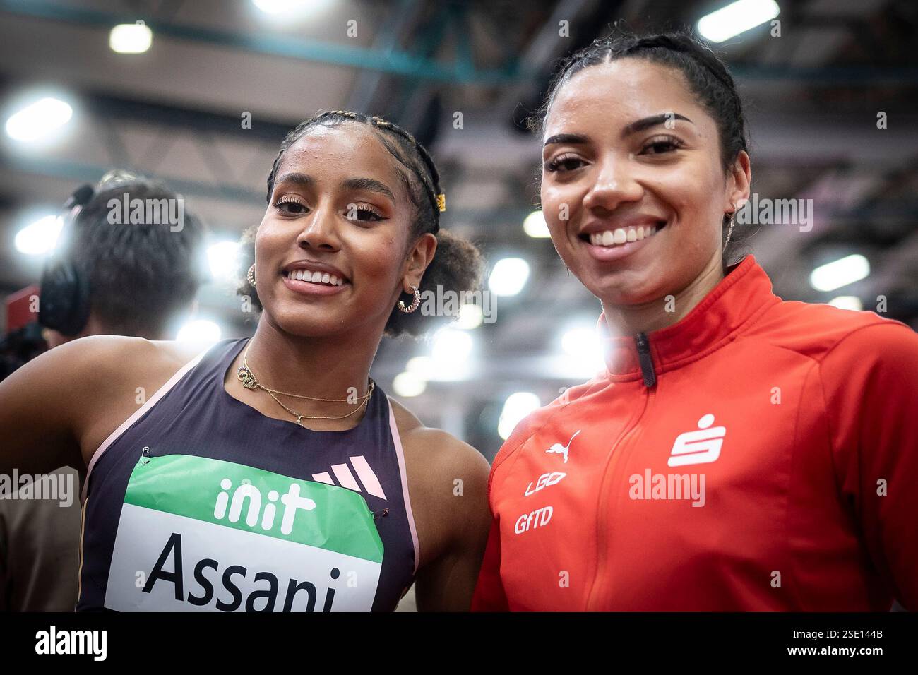 Karlsruhe, Deutschland. 07th Feb, 2025. Assani, Mikaelle (GER) und ...