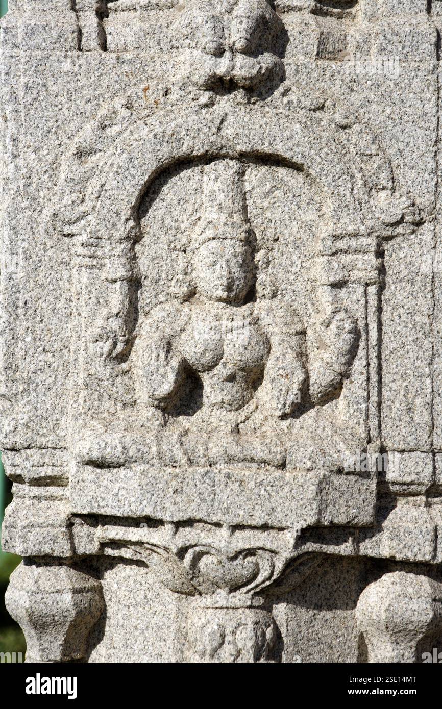 Goddess Lakshmi statue, Hampi, Vijayanagar, UNESCO World Heritage ...