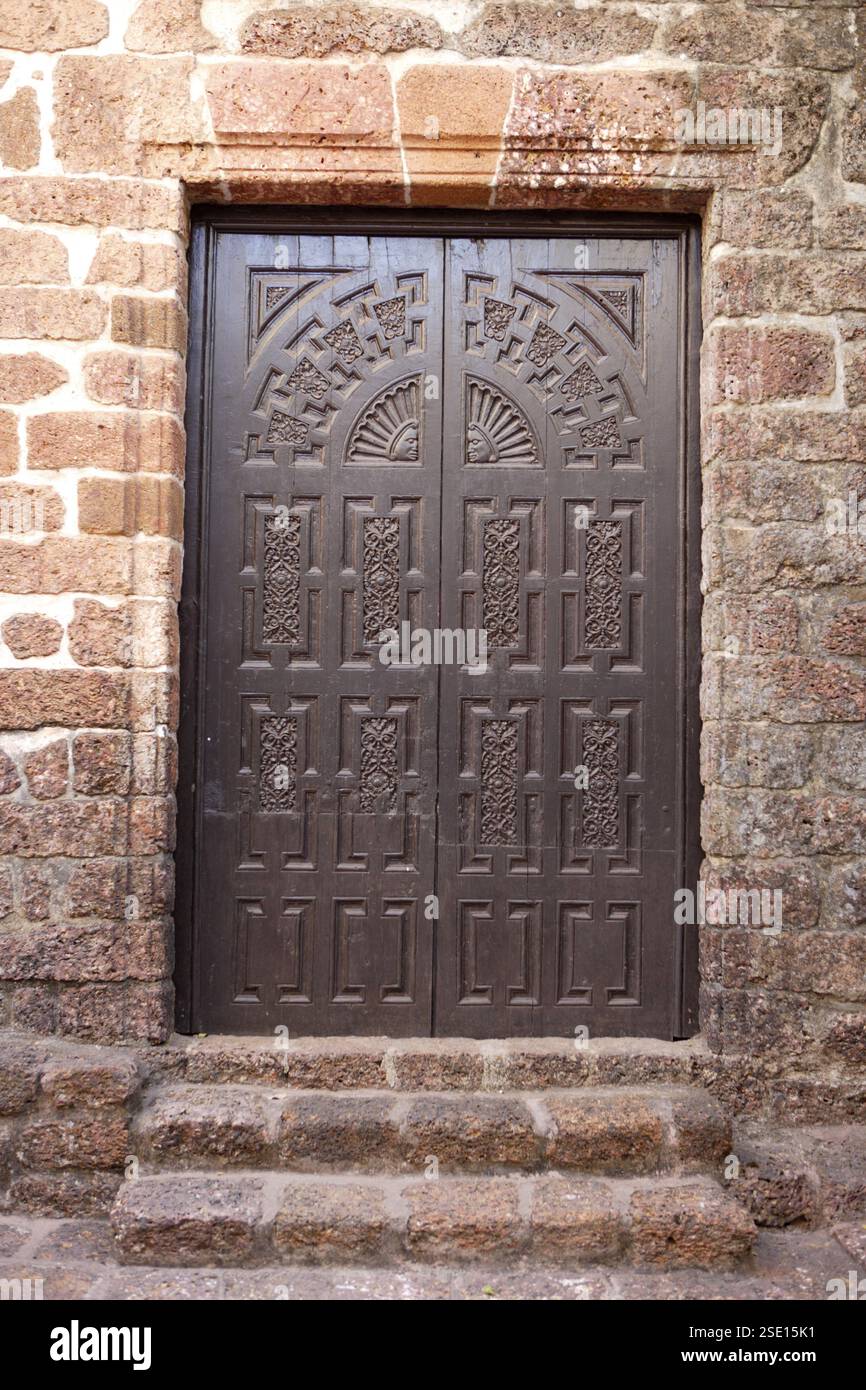 Door of Chapel of St. Catherine church built in 1510 A.D., UNESCO World ...