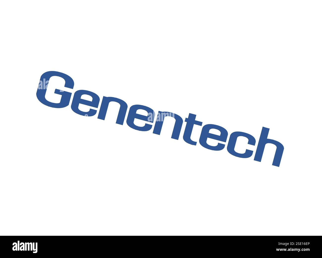 Rotated to right, Genentech Logo, Technology, Logo Stock Photo - Alamy