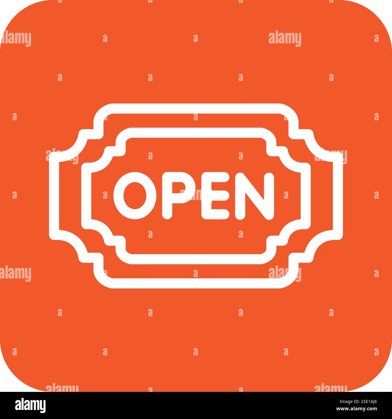 Open Vector Icon Design Illustration Stock Vector Image & Art - Alamy